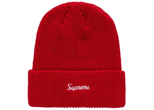 Supreme Loose Gauge Beanie - Red