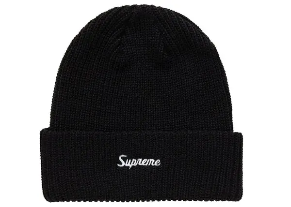 Supreme Loose Gauge Beanie - Black