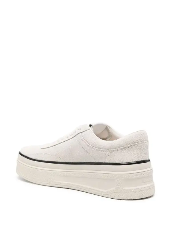 JIL SANDER Leather Flatform Sneakers