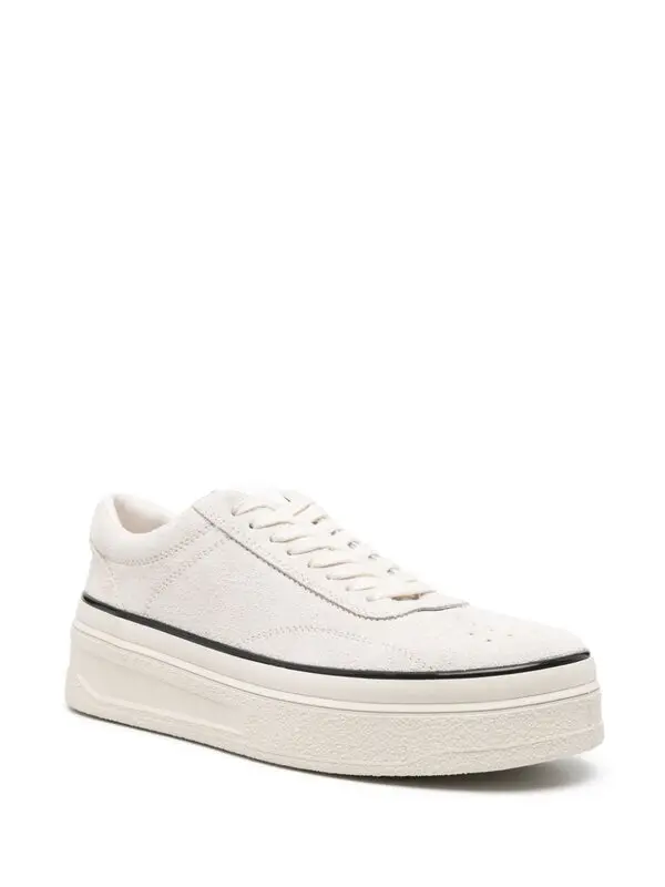 JIL SANDER Leather Flatform Sneakers