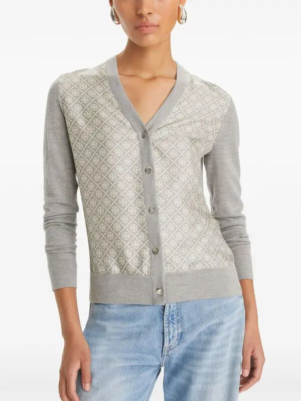 Tory Burch Wool V-neck Cardigan