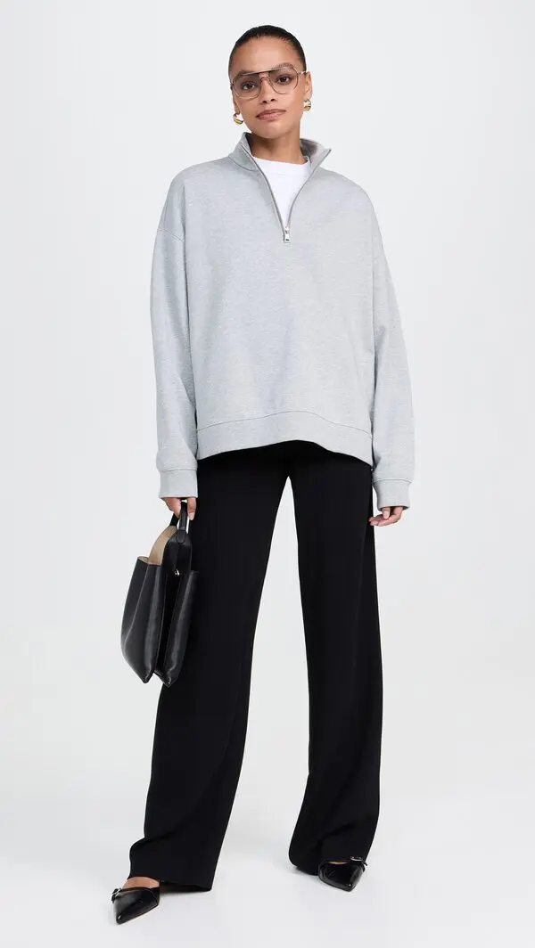 Marissa Webb Teagan Quarter Zip Sweatshirt
