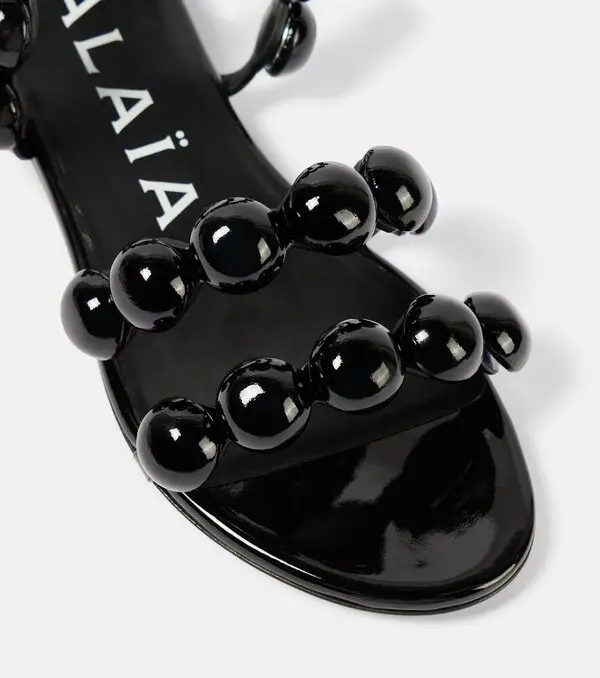 Alaïa Sphere Leather Sandals