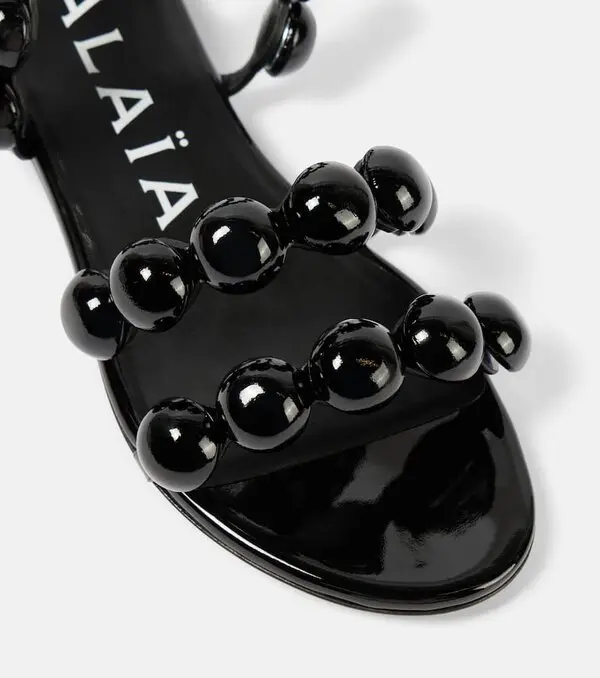 Alaïa Sphere Leather Sandals