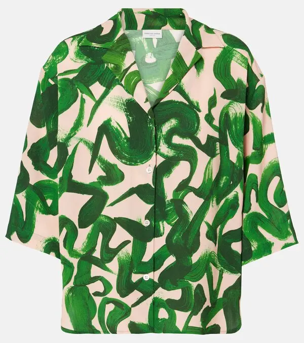 Dries Van Noten Printed Shirt - Green