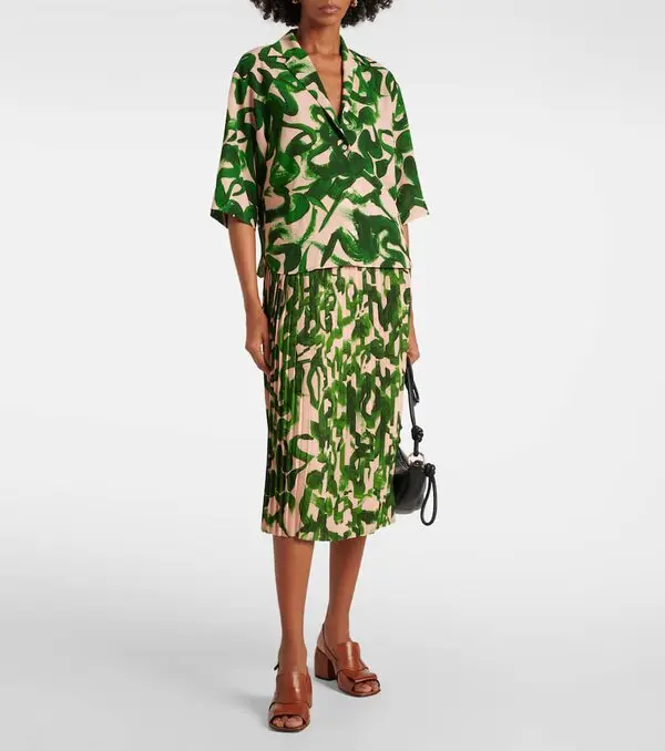 Dries Van Noten Printed Shirt - Green
