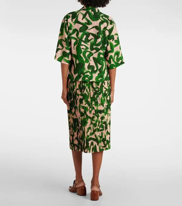 Dries Van Noten Printed Shirt - Green