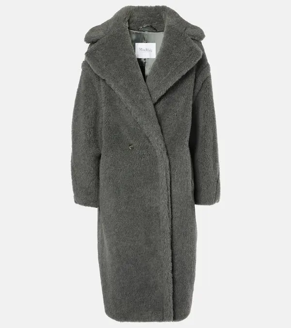 Max Mara Teddy Bear Icon Wool And Silk-blend Coat