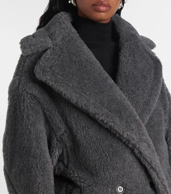 Max Mara Teddy Bear Icon Wool And Silk-blend Coat