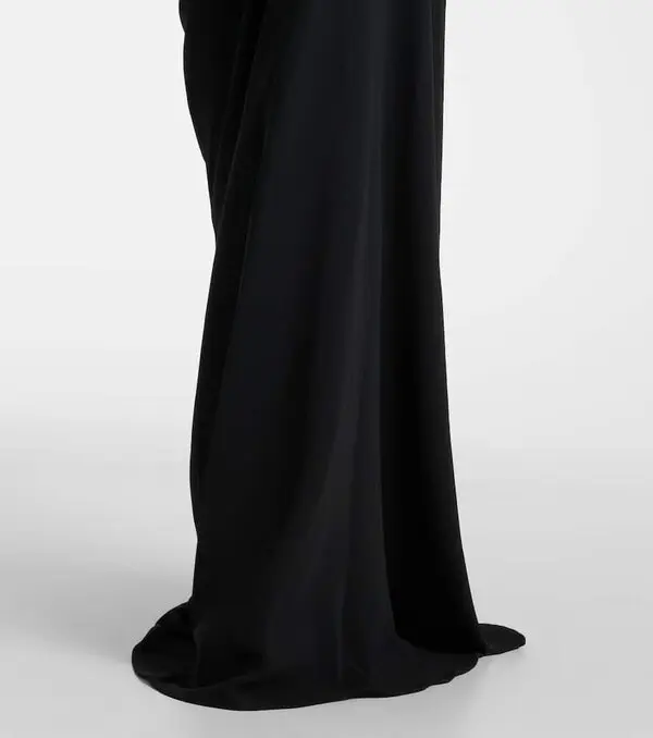 Dries Van Noten Draped Maxi Skirt - Black