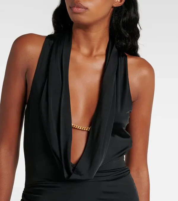 TOM FORD Draped Jersey Minidress