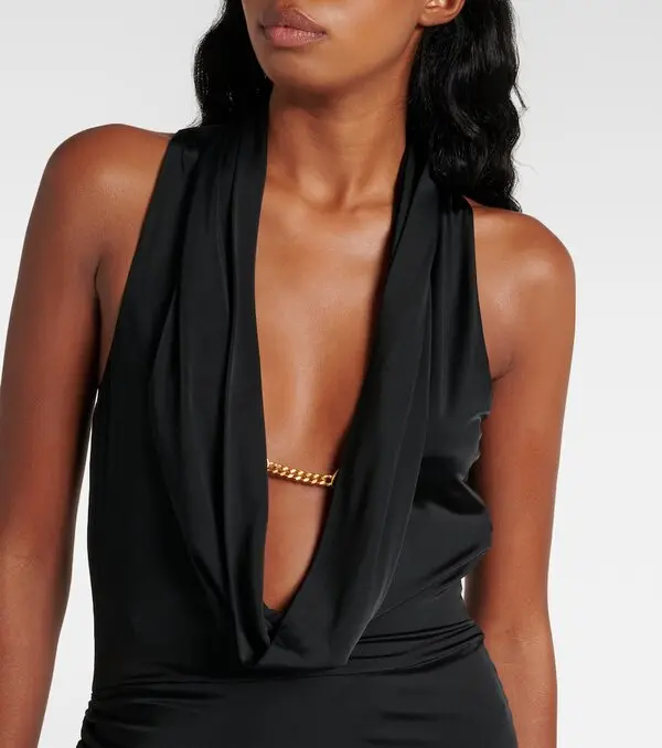 TOM FORD Draped Jersey Minidress