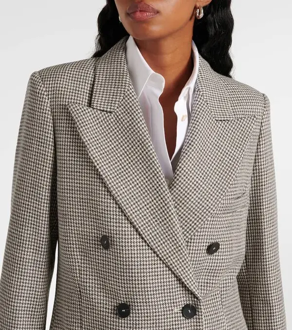 JOSEPH Mouline Leandre Wool-blend Blazer - White