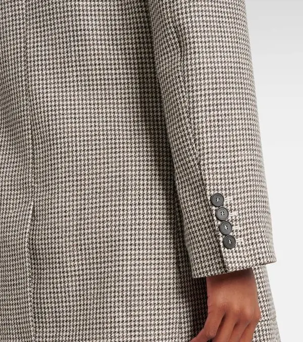 JOSEPH Mouline Leandre Wool-blend Blazer - White