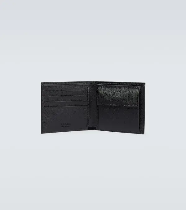 Prada Saffiano Leather Wallet - Black