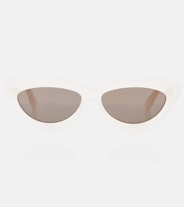Loewe Logo Cat-eye Sunglasses - White