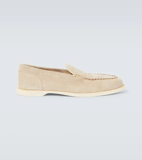 John Lobb Suede Loafers