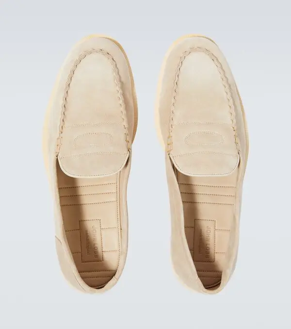 John Lobb Suede Loafers