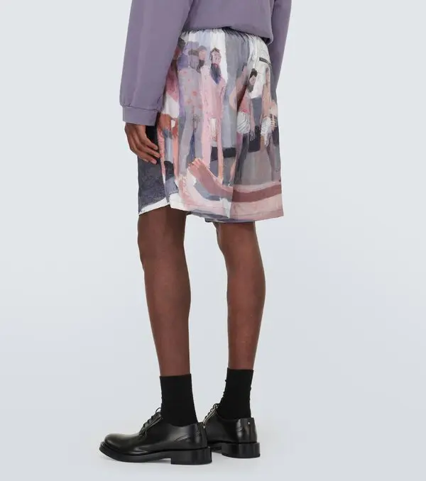 Undercover X Helen Verhoeven Printed Shorts