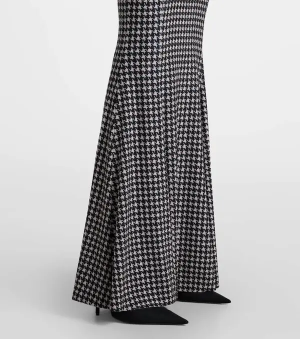 Norma Kamali Houndstooth Gown