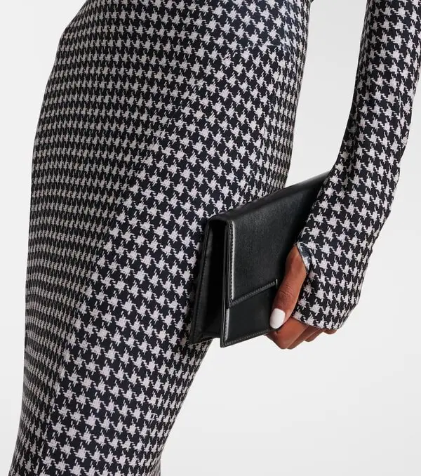 Norma Kamali Houndstooth Gown