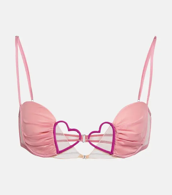NENSI DOJAKA Embellished Bustier - Pink