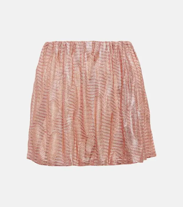 Missoni Jacquard Mini Skirt - Pink