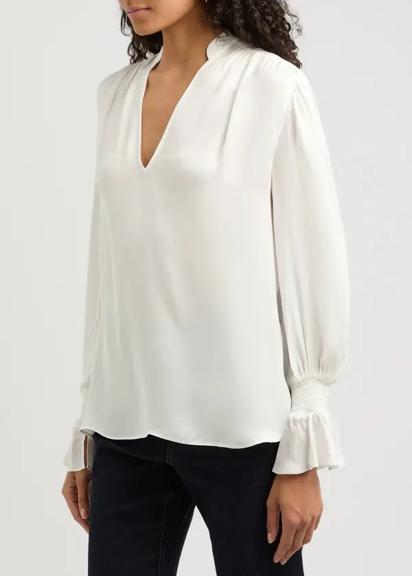 Alice + Olivia Monica Chiffon Blouse