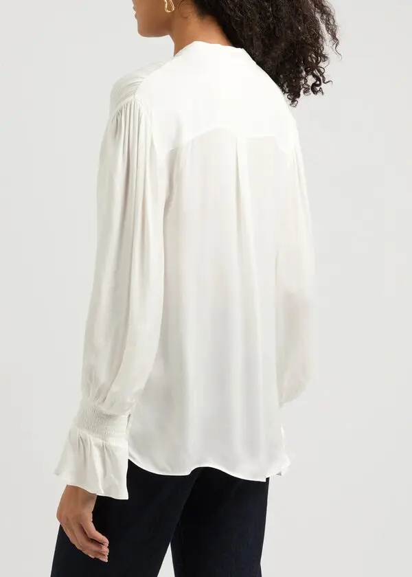 Alice + Olivia Monica Chiffon Blouse