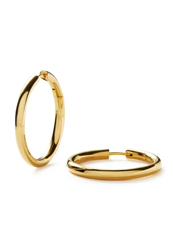 MISSOMA Tunnel Large 18kt -plated Hoop Earrings - Gold