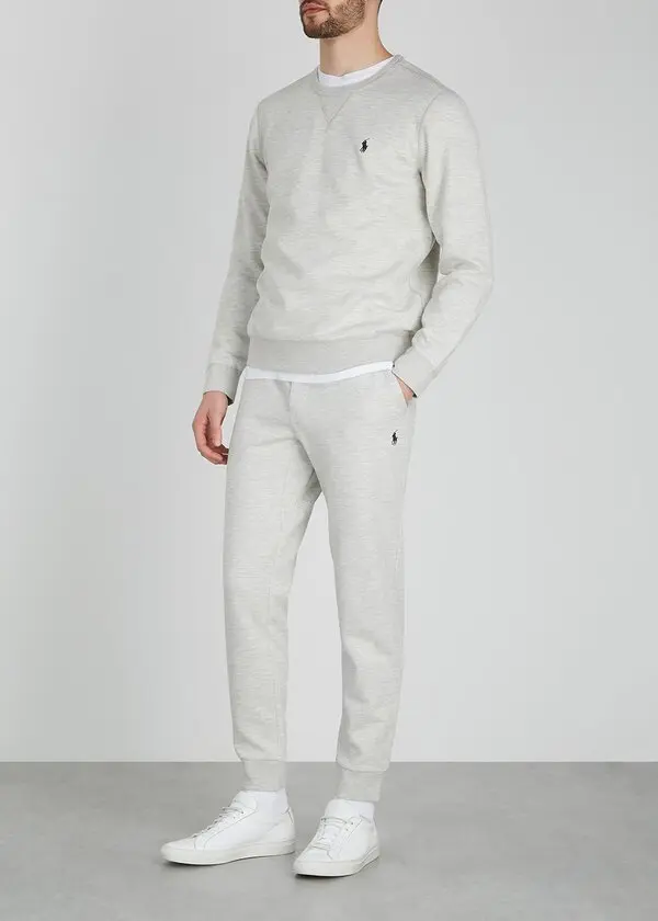Polo Ralph Lauren Performance Jersey Crewneck Sweatshirt - Grey