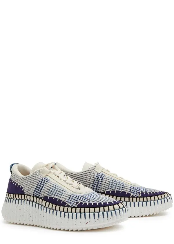 Chloé Nama Panelled Sneakers - Multicoloured