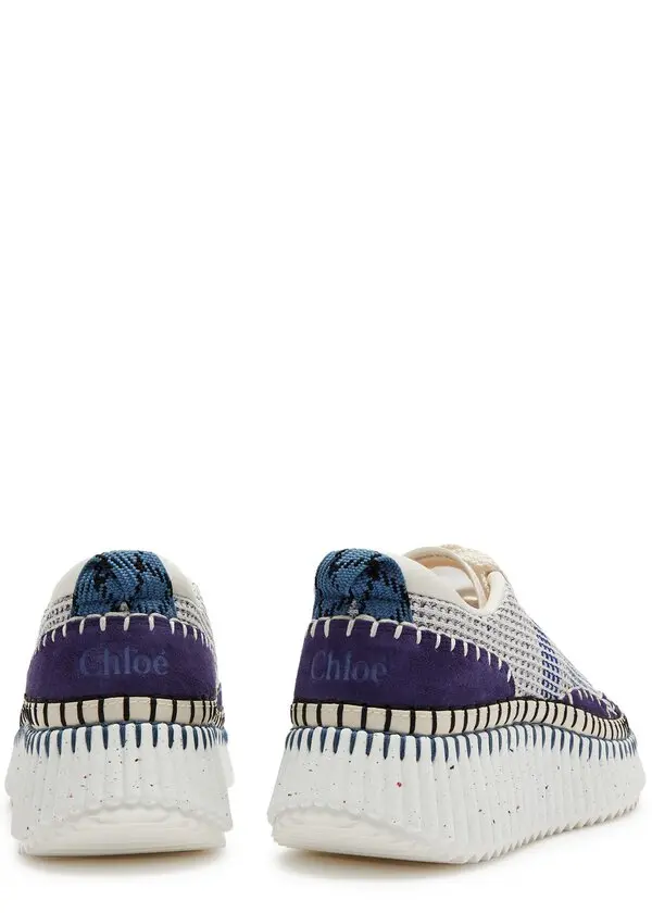Chloé Nama Panelled Sneakers - Multicoloured