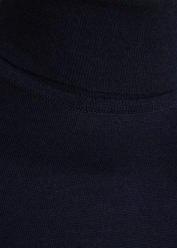 John Smedley Cherwell Merino Wool Jumper - Navy