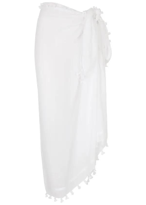 Melissa Odabash Pareo Rayon Sarong - White