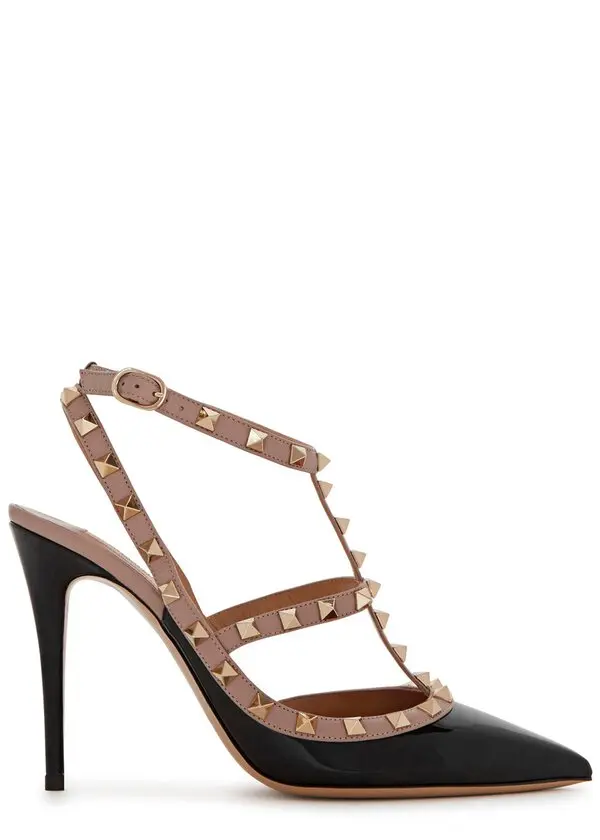Valentino Garavani Rockstud 100 Patent Leather Pumps