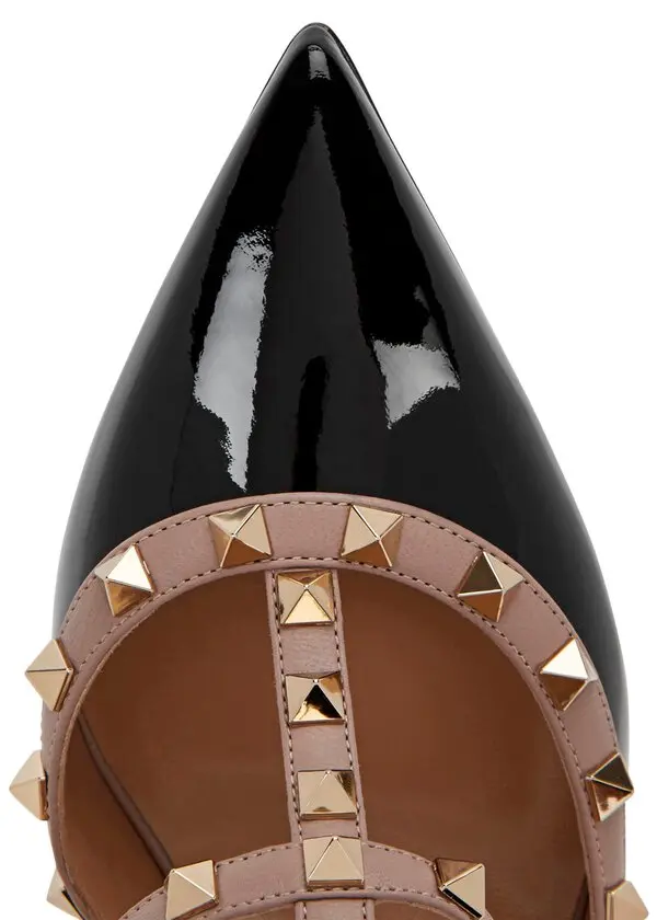 Valentino Garavani Rockstud 100 Patent Leather Pumps