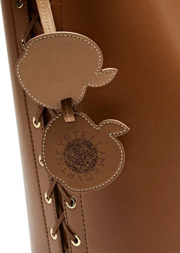 Stella McCartney Lace-up Faux Leather Tote
