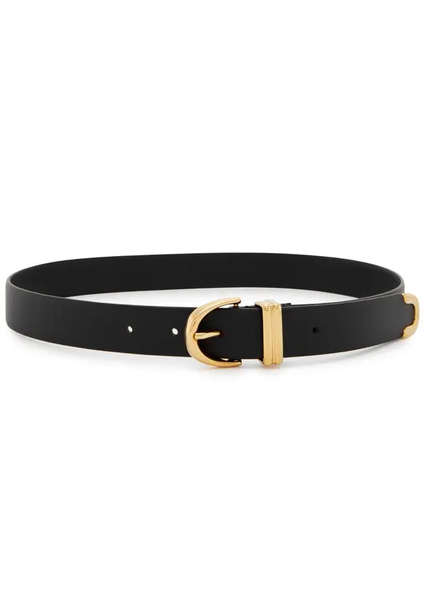 Khaite Bambi Leather Belt - Black