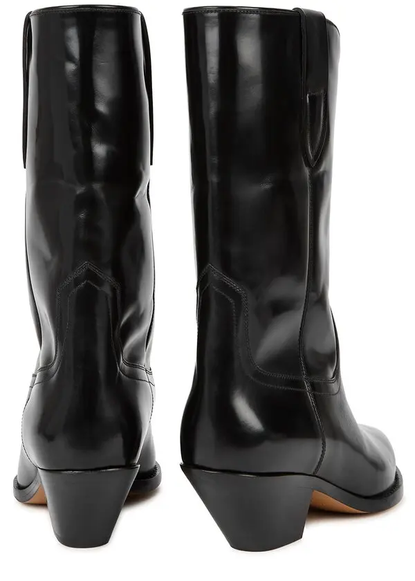 Isabel Marant Étoile Dahope Leather Ankle Boots - Black