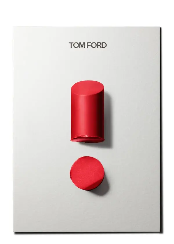 TOM FORD Slim Lip Color Shine, Makeup Sheer Finish, Moisturizing Formula, Bold Red - Final Bow
