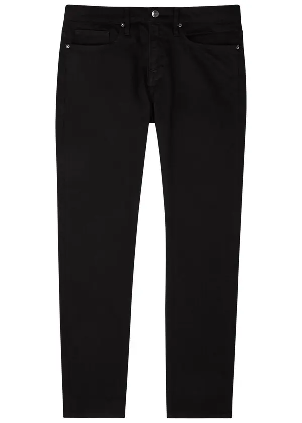 FRAME L'homme Slim-leg Jeans - Black