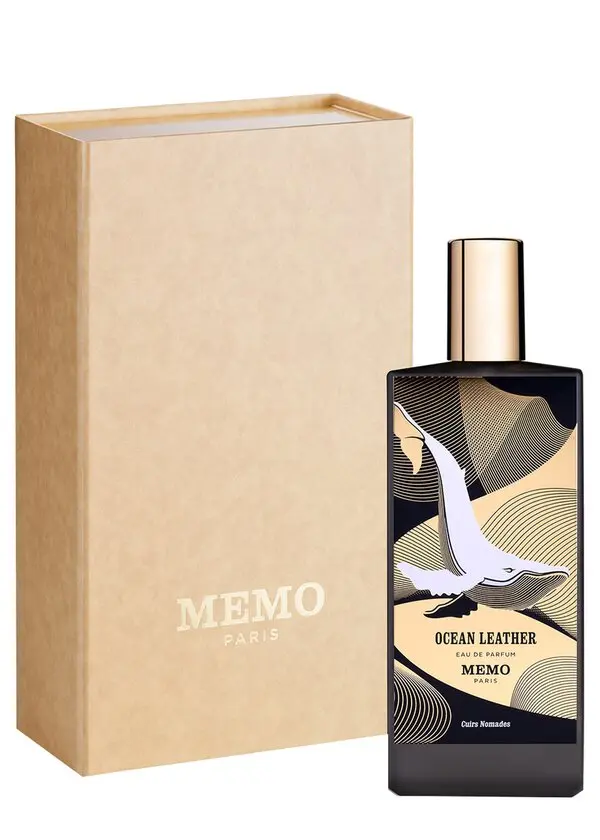 MEMO PARIS Ocean Leather 75ml, Splash Of Mandarin, Violet, Basil
