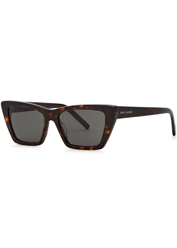 Saint Laurent Sl276 Cat-eye Sunglasses - Havana