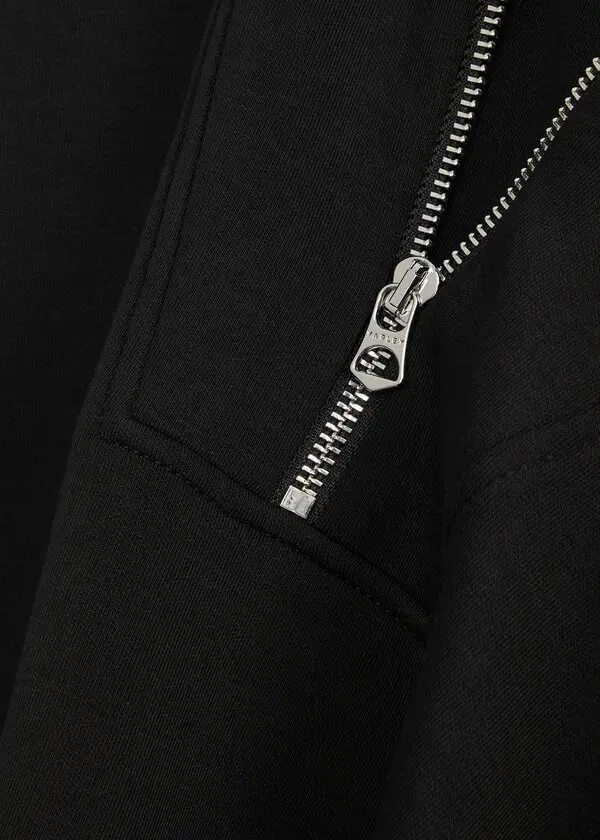 Varley Davidson Half-zip Stretch-jersey Sweatshirt - Black