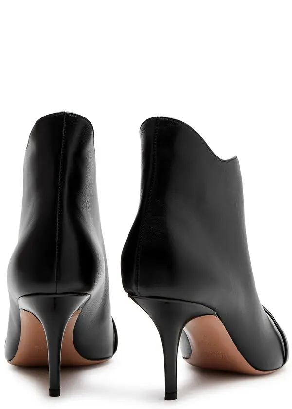 MALONE SOULIERS Cora 70 Leather Ankle Boots