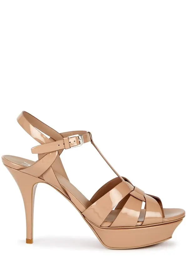 Saint Laurent Tribute 80 Leather Sandals