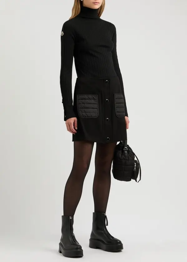 Moncler Jersey Mini Skirt