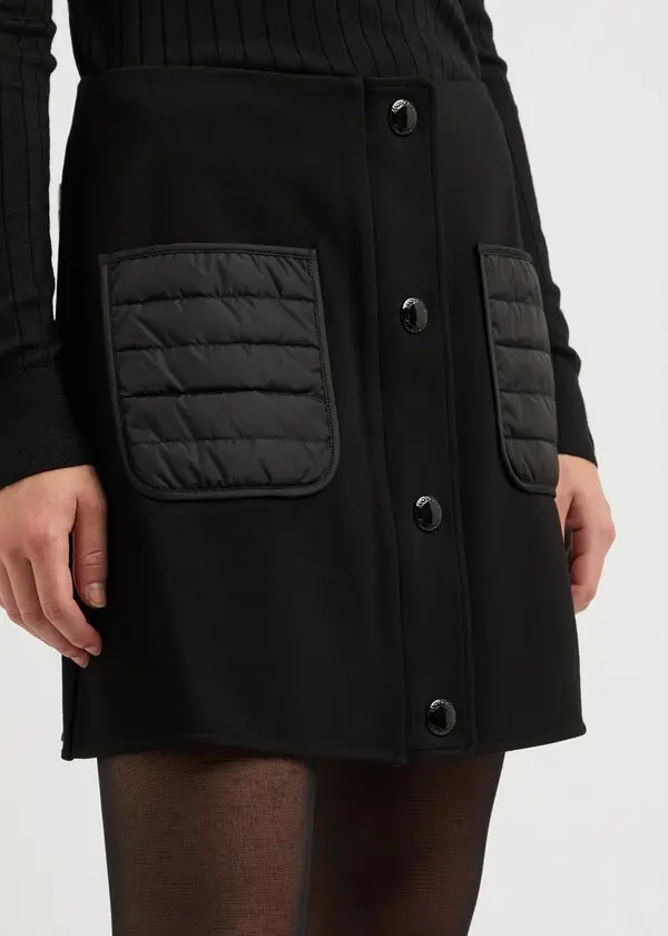 Moncler Jersey Mini Skirt