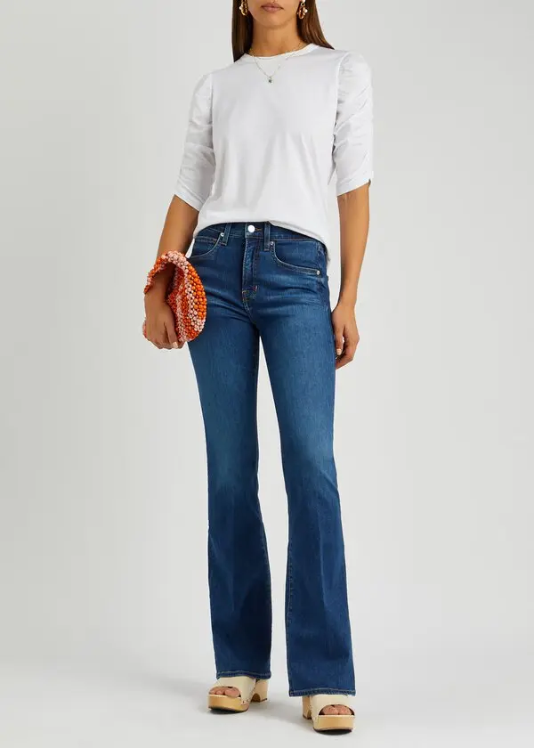 Veronica Beard Waldorf Cotton T-shirt - White